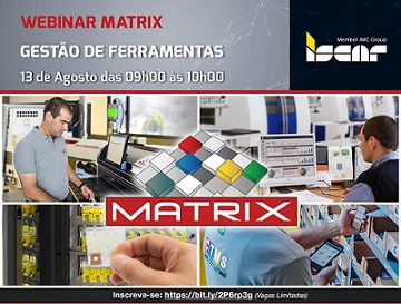 Iscar realiza webinar Matrix – Gestão de Ferramentas | Usinagem Brasil