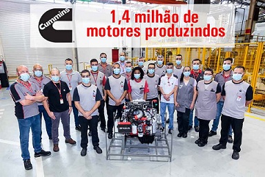 Cummins já produziu 1,4 milhão de motores no Brasil | Usinagem Brasil