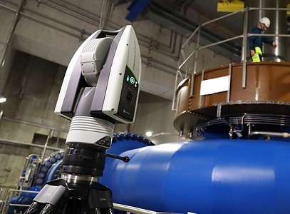 Laser tracker Hexagon de alcance ultralongo e sonda portátil | Usinagem ...